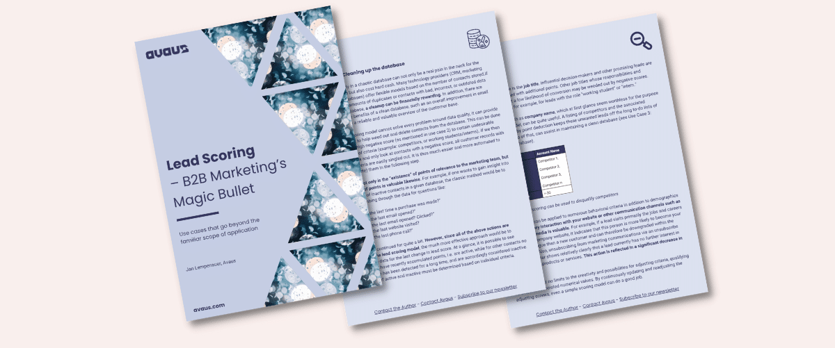 Lead Scoring: B2B Marketing’s Magic Bullet - Avaus