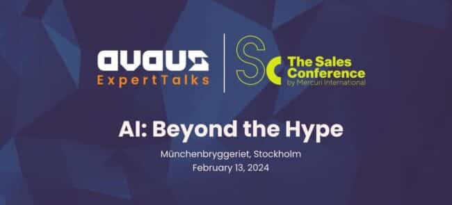 AI: Beyond the Hype – a pioneering hybrid event in Stockholm 2024 - Avaus